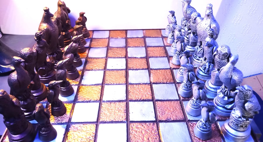Chess Set British Birds themed, made to order - Folksy