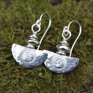 Ulu Earrings , handmade silver drop earrings - Folksy