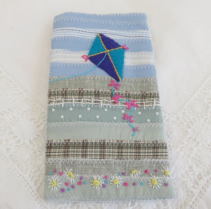Kite Patchwork Glasses or Spectacles Case - Folksy