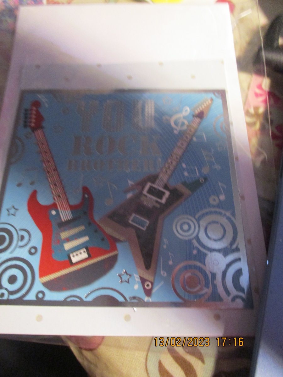 You Rock Brother Small Card - Folksy