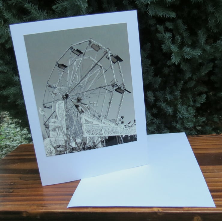 The big wheel. A card featuring an original ph... - Folksy