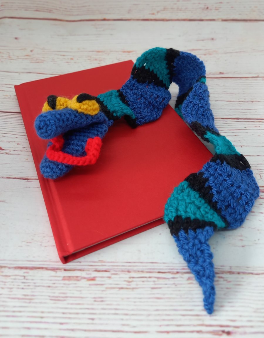 Crocheted Bookmark Buddy - Selina the Squashed ... - Folksy