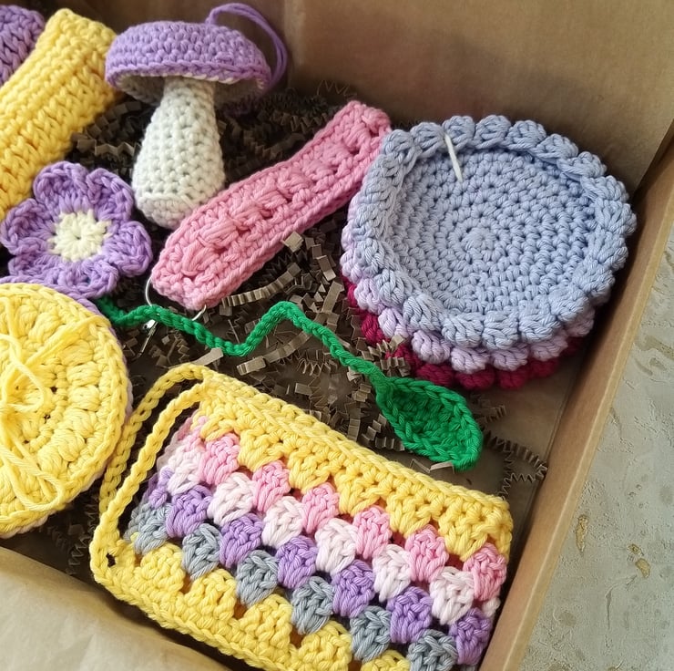 Crochet 'Maxi' Gift Set Cotton Bundle Of Goodies! - Folksy