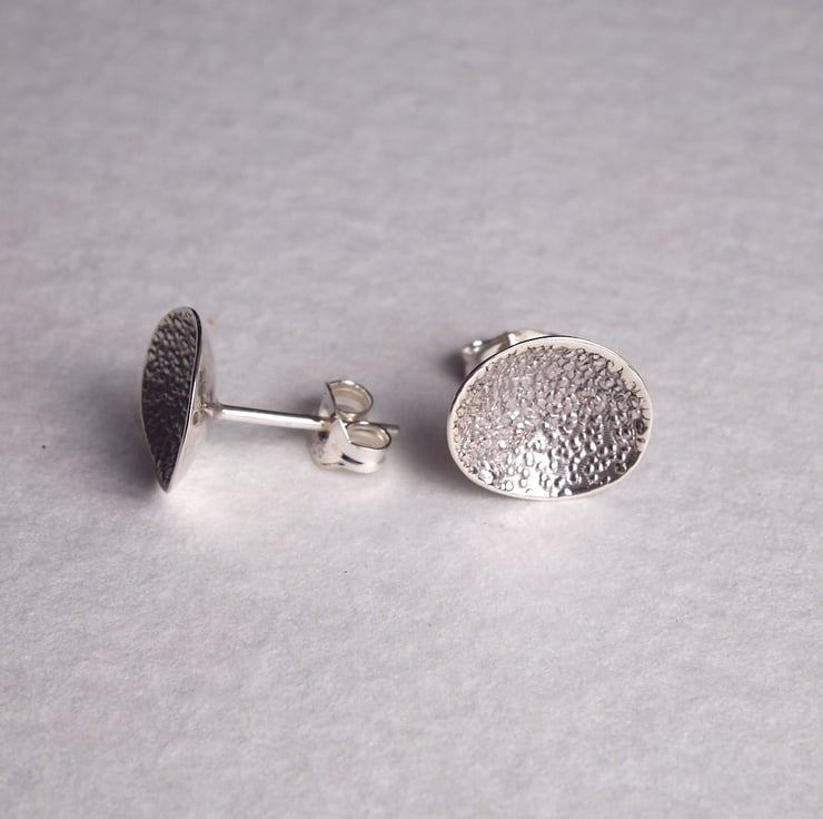 Silver Studs - Folksy