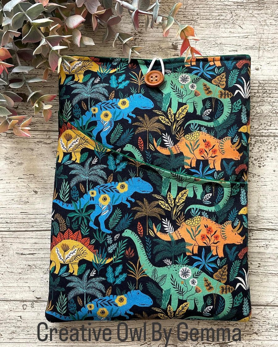 Fabric book sleeve with pocket for paperback bo... - Folksy