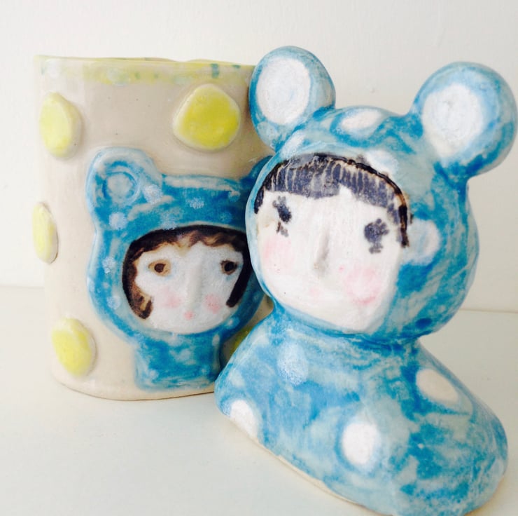 HANDMADE CERAMIC CHARACTER TUMBLER & SCULPT... - Folksy