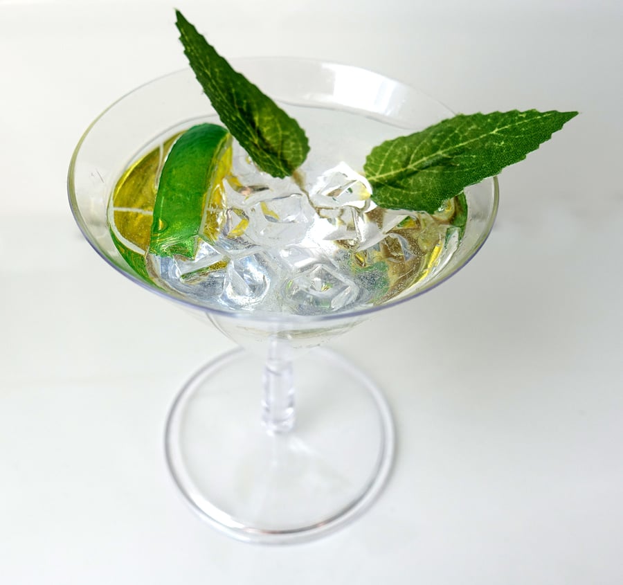 Mojito Cocktail Mini Cake Topper - Weddings, Bi... - Folksy