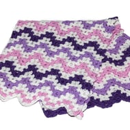 Granny ripple blanket - Folksy