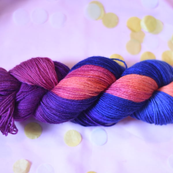 SAMPLE SALE! - luxury hand-dyed wool - 85% meri... - Folksy