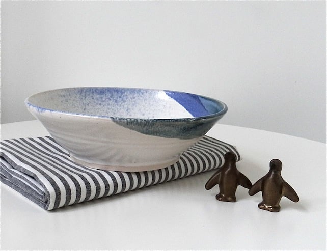 Decorative ceramic bowl - handmade pottery - Folksy