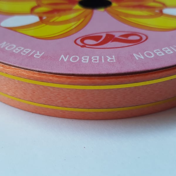 1 x 11m Roll Plastic Ribbon - 12mm - Gold Metal... - Folksy