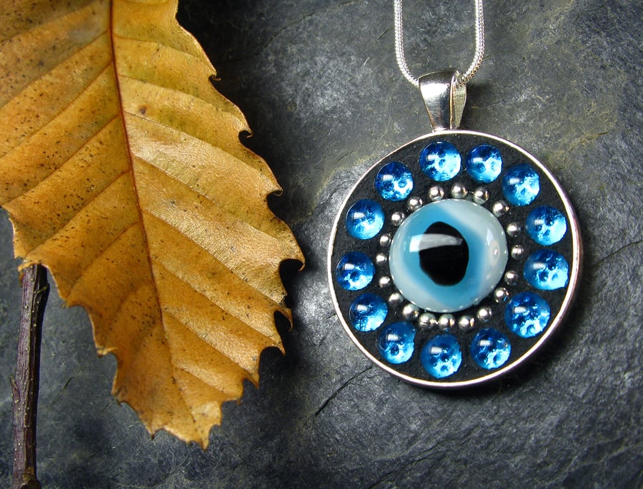 Evil Eye Talisman Pendant - Sale! - Folksy