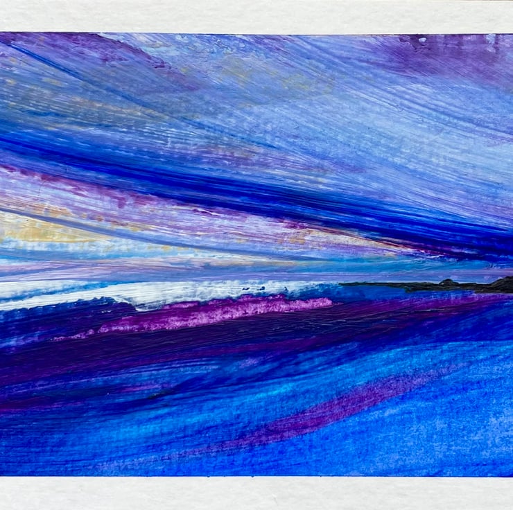 Abstract greeting card, original artwork, abstr... - Folksy