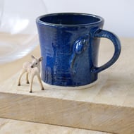 Single handmade tea mug - stoneware pottery mug... - Folksy