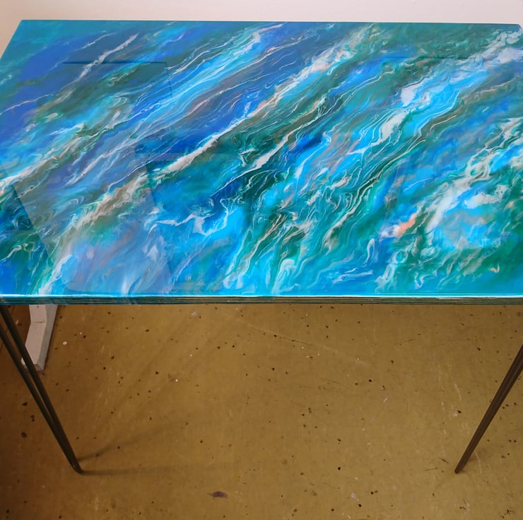 Resin Table or Desk Commission - Folksy