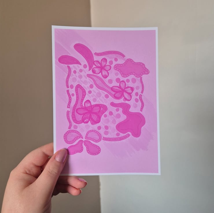 7X5 Print - Pastel Pink Unframed Dopamine Decor... - Folksy