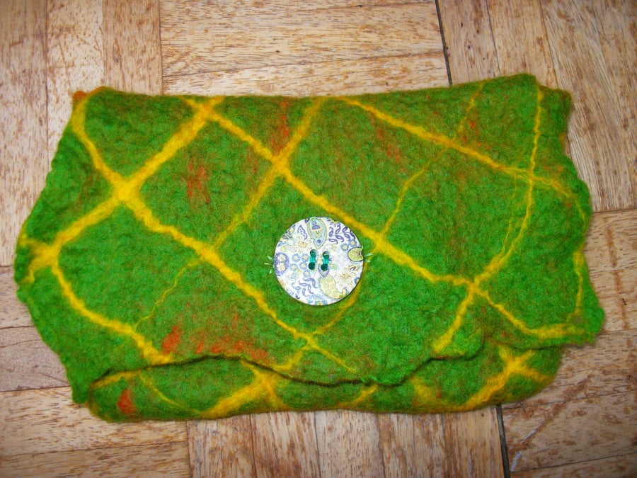 Handmade Felt Purse - Folksy