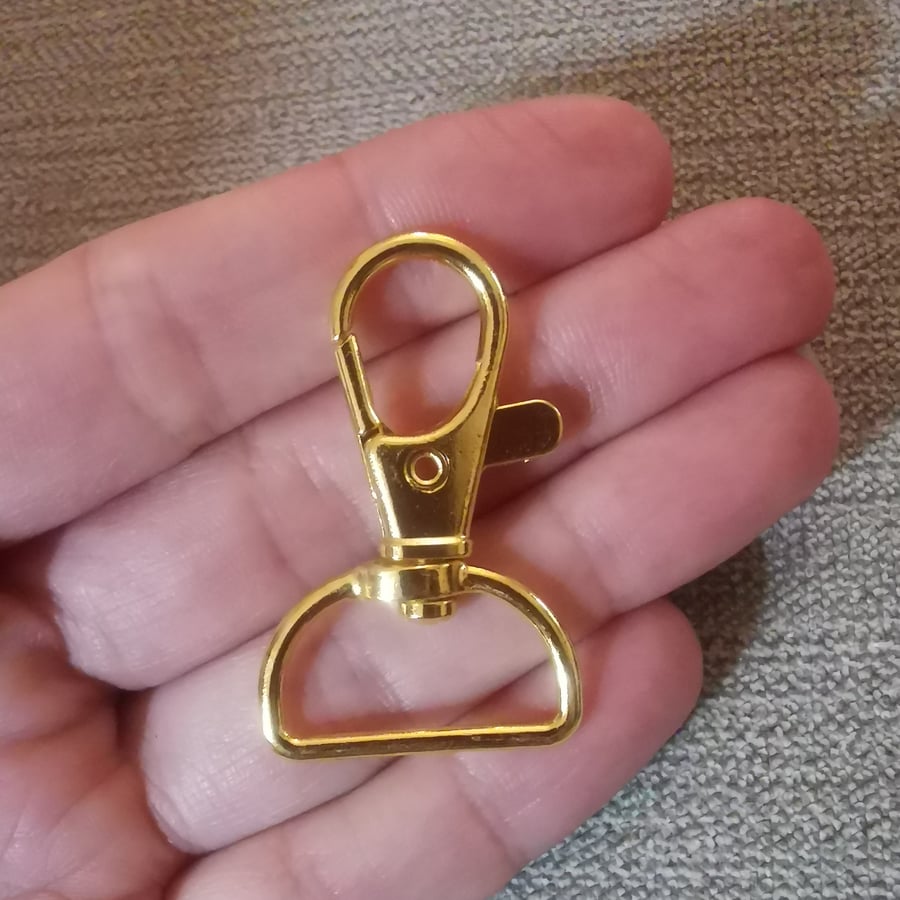 10 Swivel Clasps, Clips, Swivel Keyrings Clasp ... - Folksy