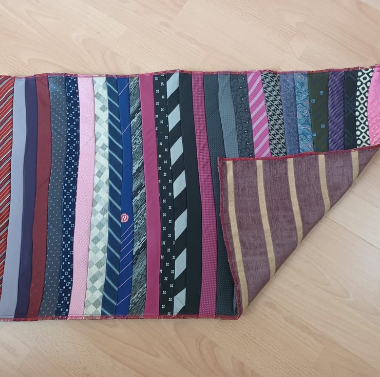 Vintage Tie Rug No. 3 - Folksy