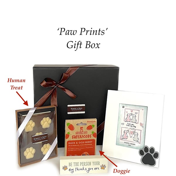 PAW PRINTS Gift Set - Dog Lover Owner Gift Set ... - Folksy