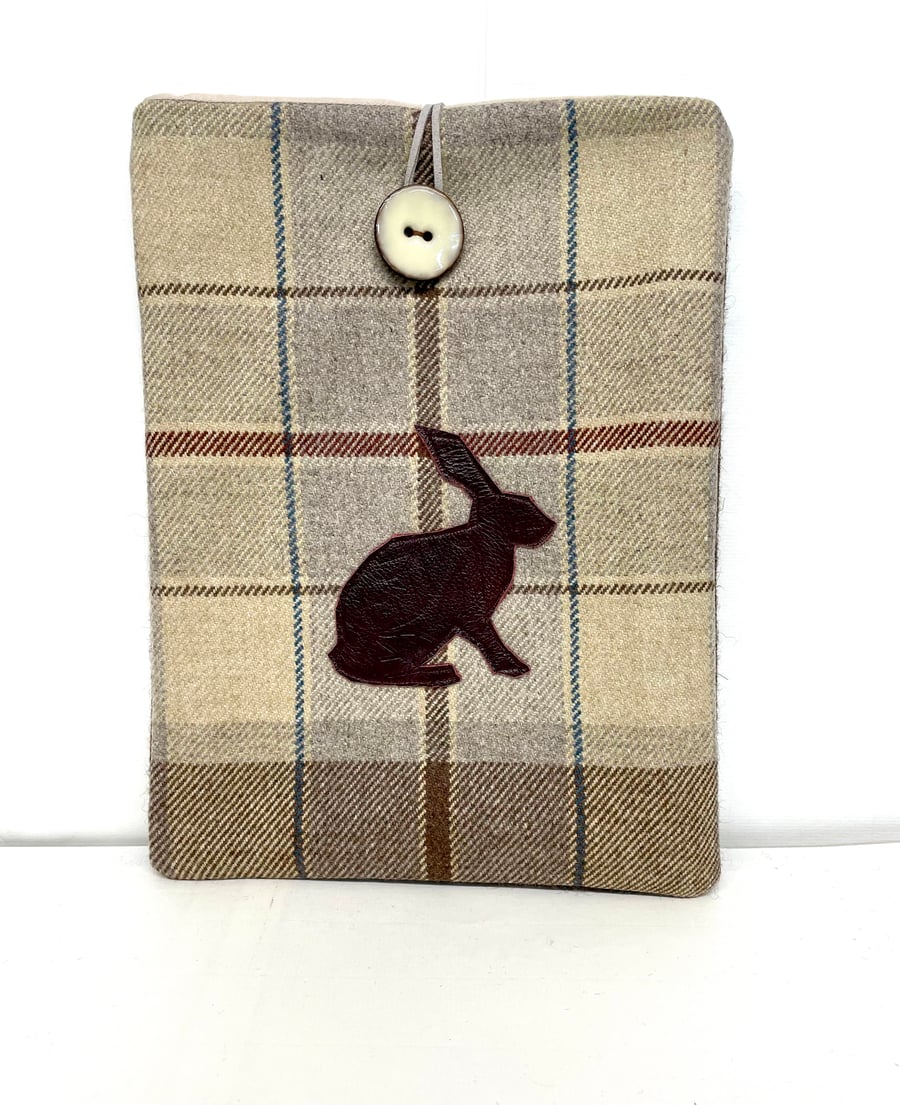 Handmade Tweed Tablet Sleeve , Hare IPad Sleeve. - Folksy