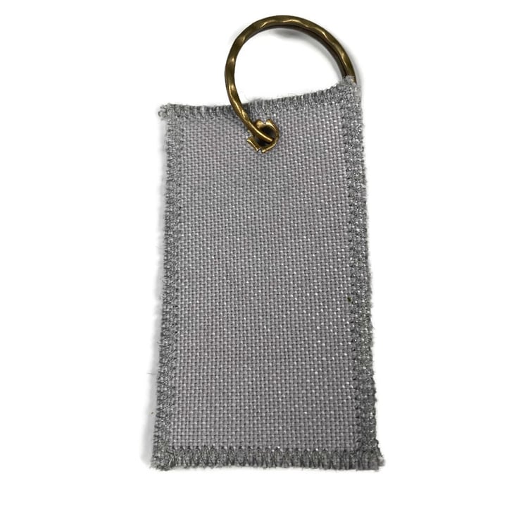 Felt keyring with needle felted poppies - Folksy