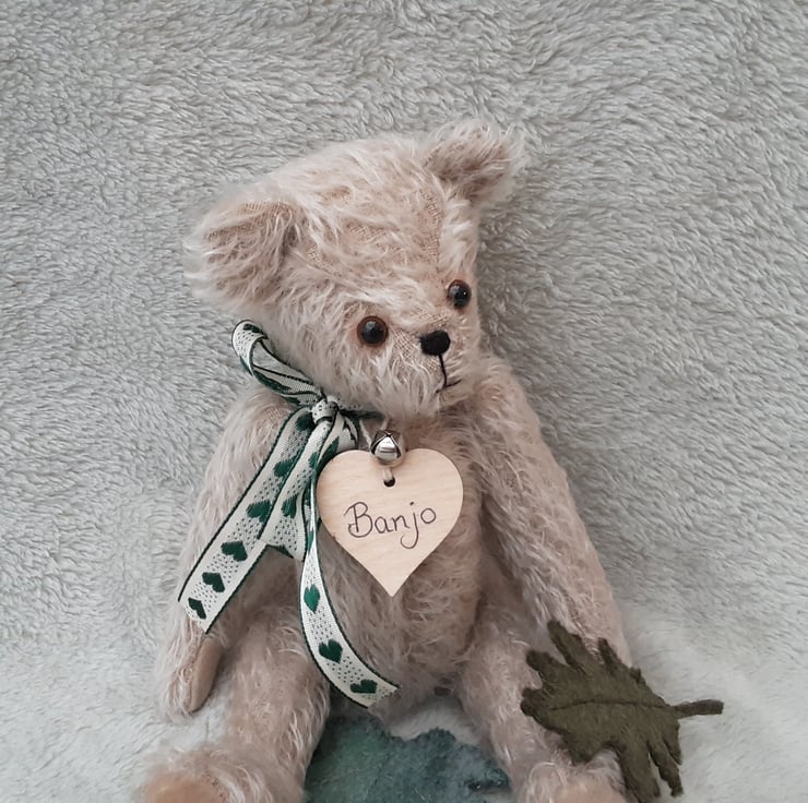 Unique collectable artist bear, handmade mohair... - Folksy