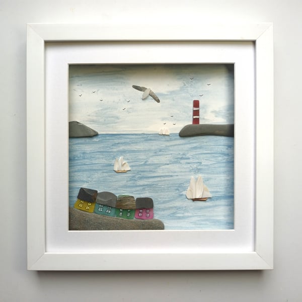 Coastal Wall Art, Bathroom Wall Decor, Beachcom... - Folksy