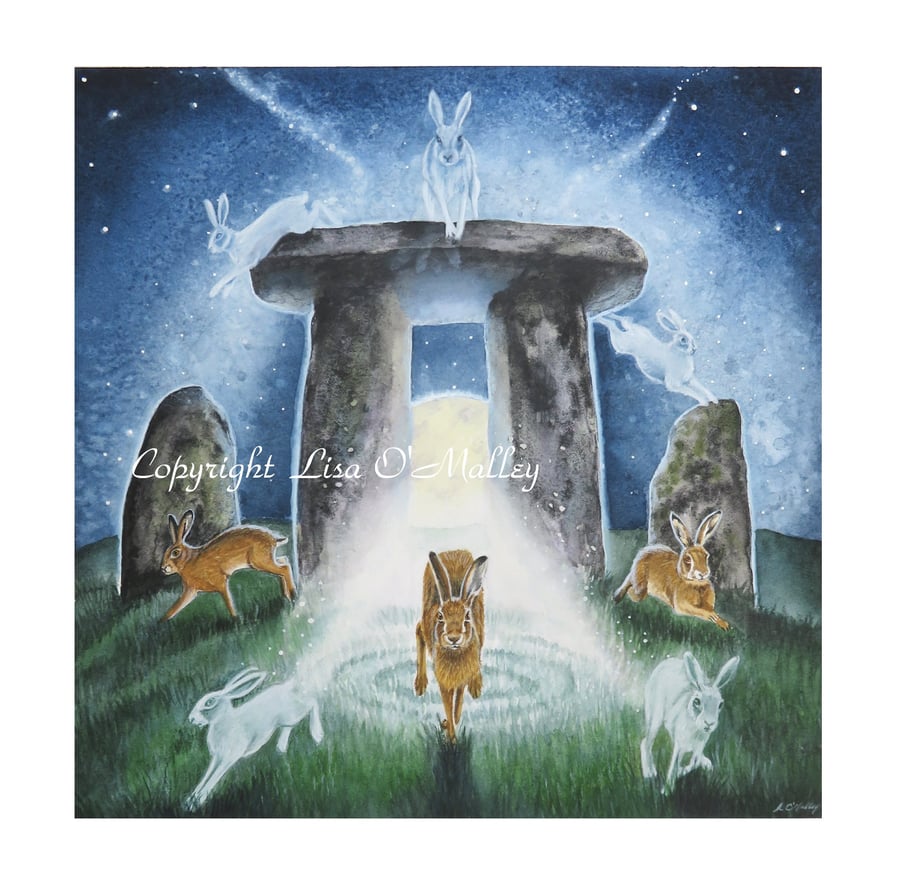 Original Watercolour Painting "Spirit Moon... - Folksy