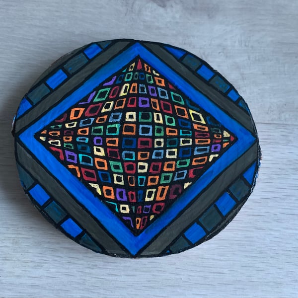 Diamond op art - Folksy