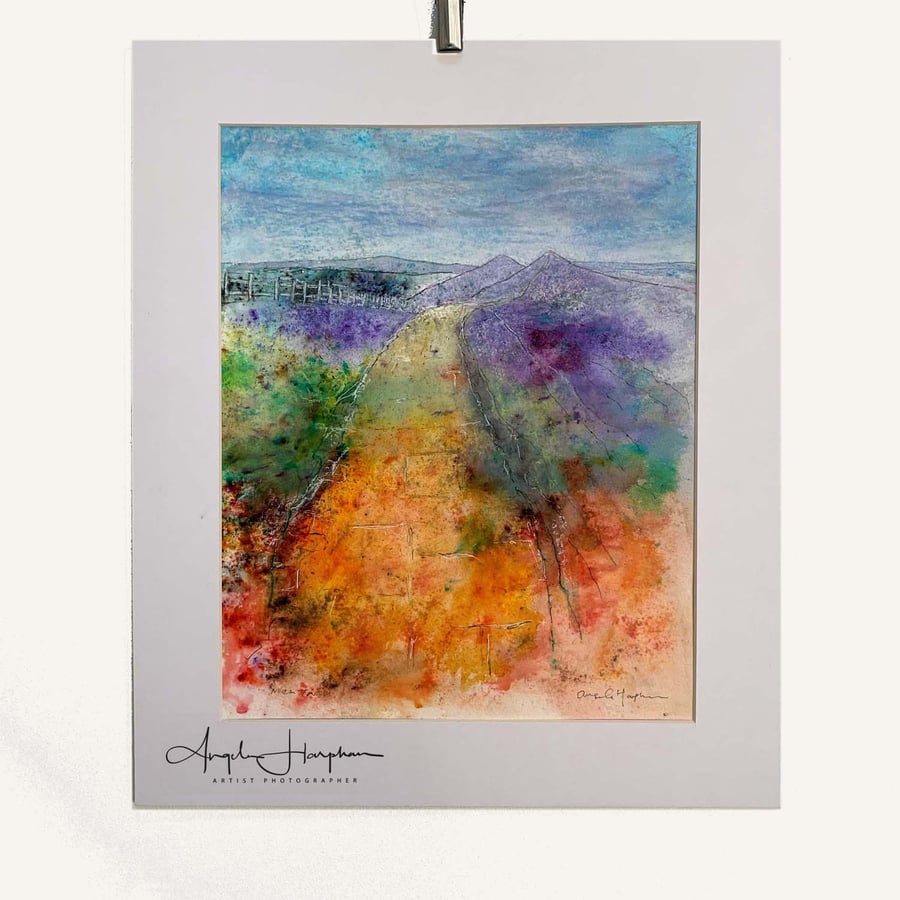 Original Watercolour Painting - Mam Tor Derbysh... - Folksy