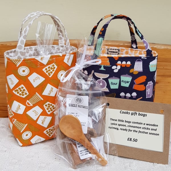 Cooks mini gift bag - Folksy