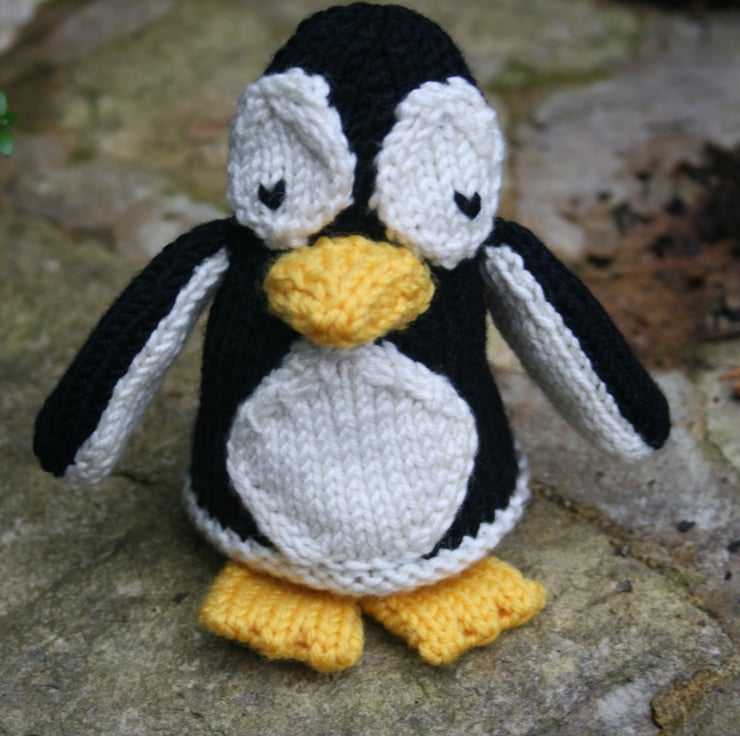 Knitting PDF Pattern - Perceval and Peppy Pengu... - Folksy