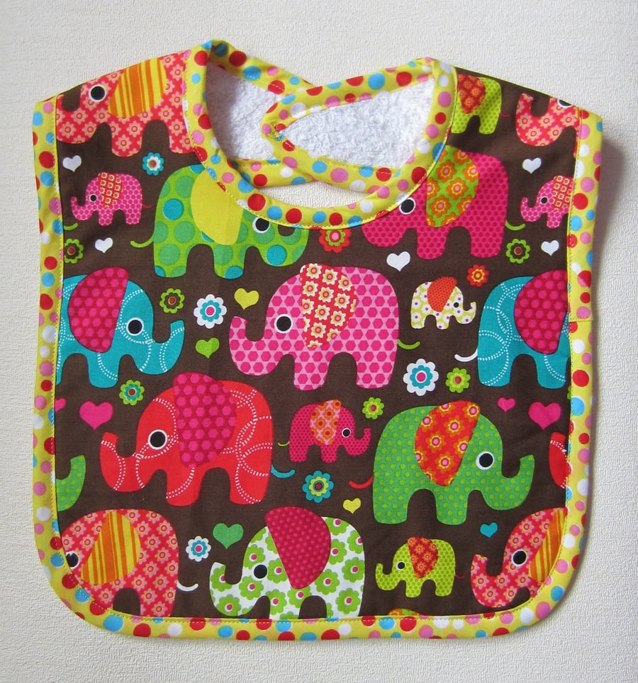 Elephant Bib - Folksy