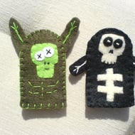 Set of Horror Finger Puppets - Folksy
