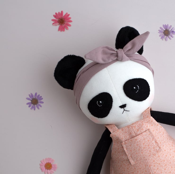 2-in-1 Bear and panda PDF sewing pattern and tu... - Folksy