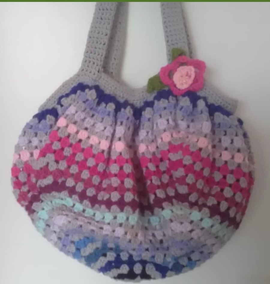 Pretty crochet bag - Folksy