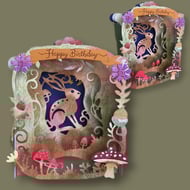 3D Hare Card - Folksy
