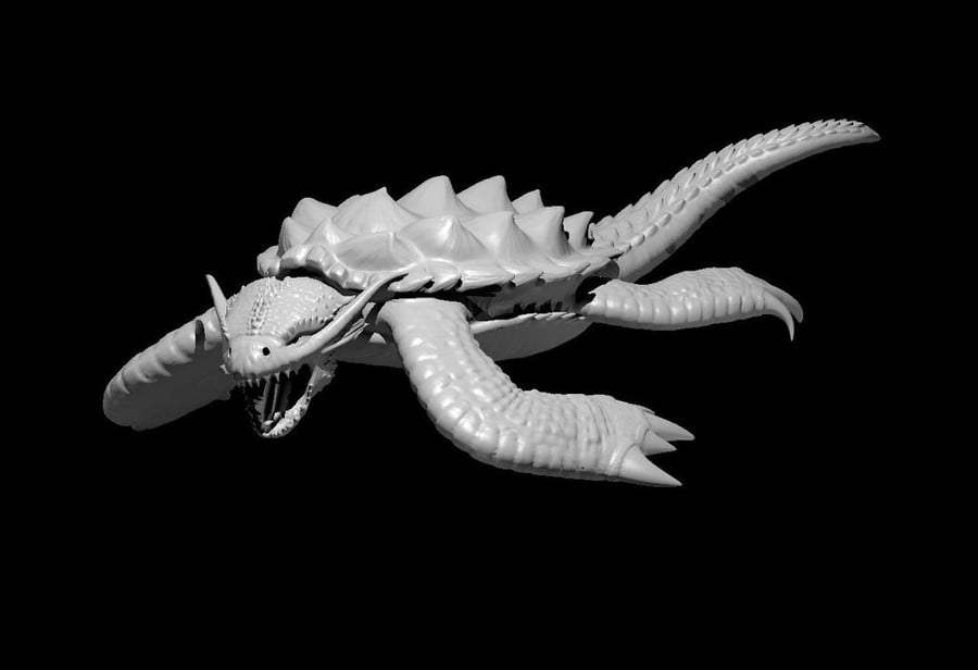 Dragon Turtle - 3D Printed Resin DnD Pathfinder... - Folksy