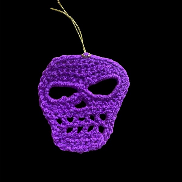 Set of 2 Purple Skulls, Skulls, Halloween Skull... - Folksy