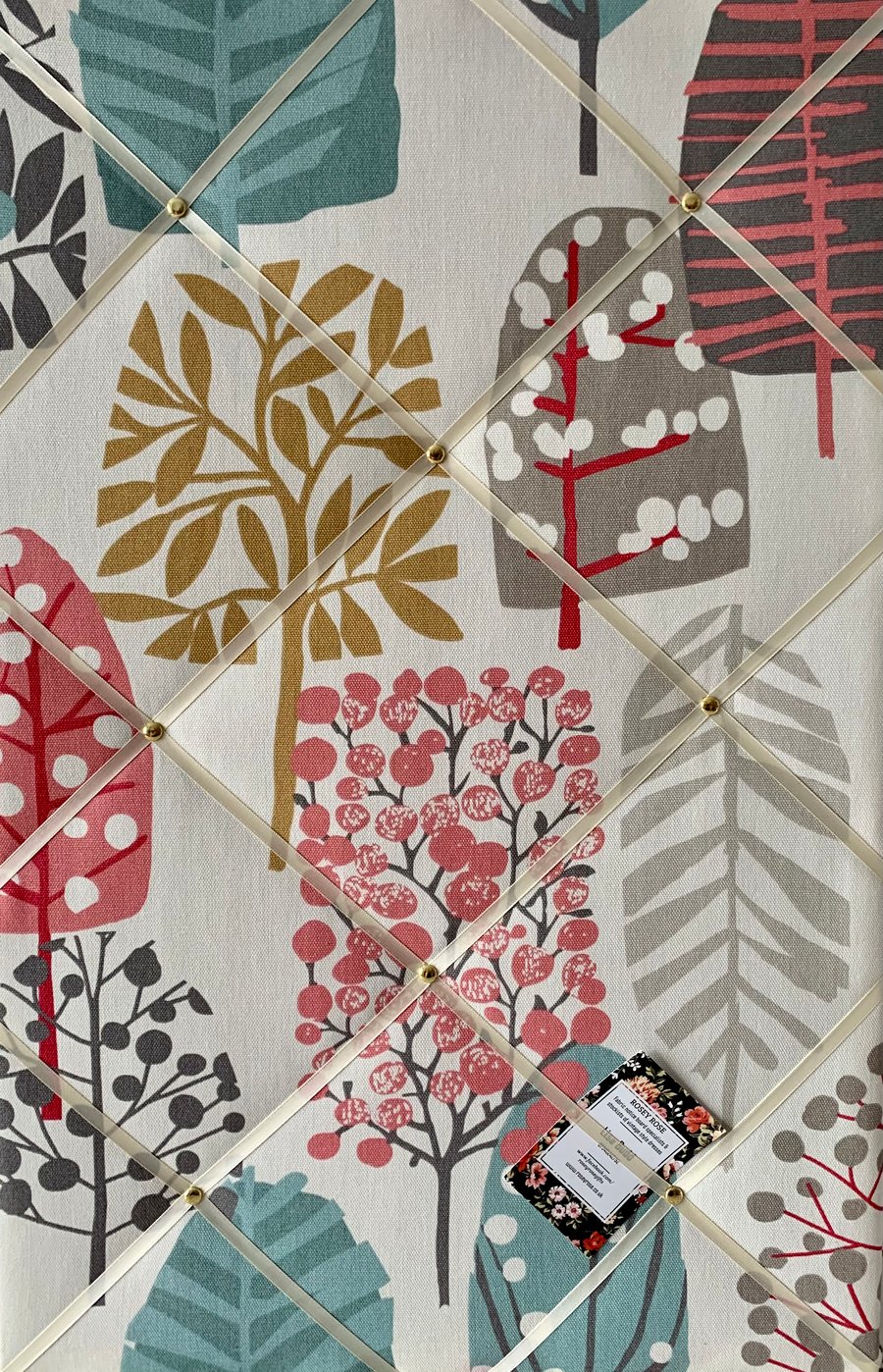 Handmade Bespoke Memo Notice Board With Clarke ... - Folksy