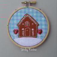 Gingerbread House Christmas Decoration - Folksy