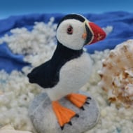 Needle Felted Puffin - Folksy