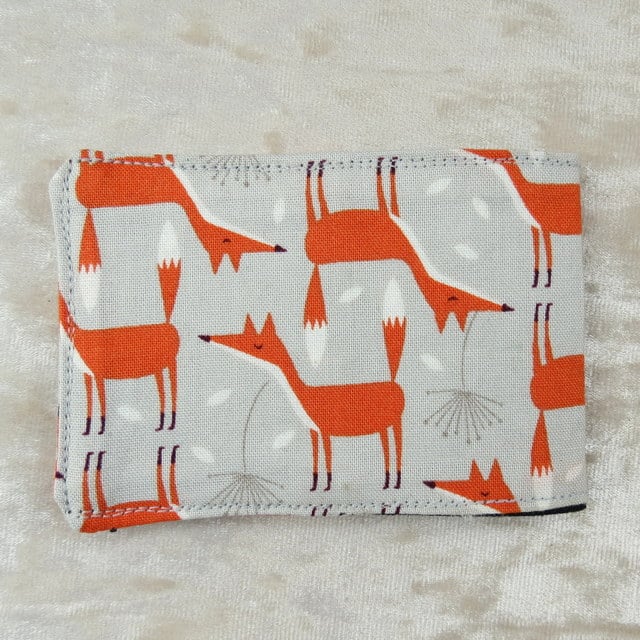 Ticket Sleeve. Foxes. Oyster card cover. - Folksy