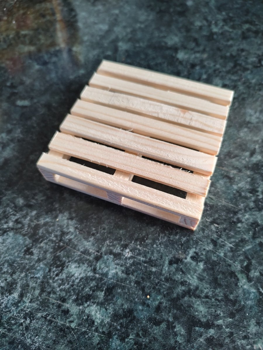 3 Little wooden toy pallets for children to rol... - Folksy