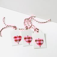 Handmade Christmas Gift Tags pack of six Scandi... - Folksy