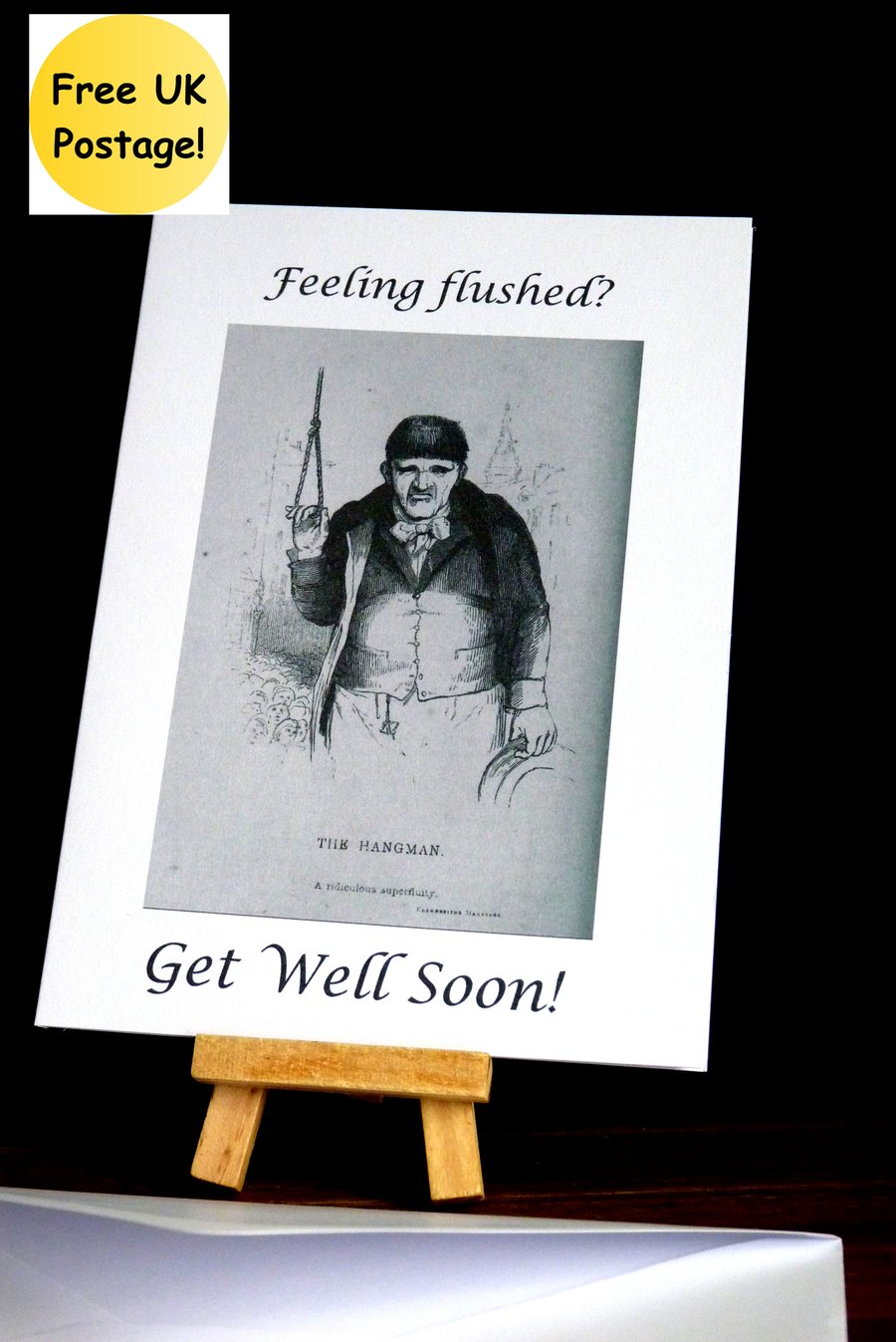 Feeling Flushed Get Well Soon Card - Folksy