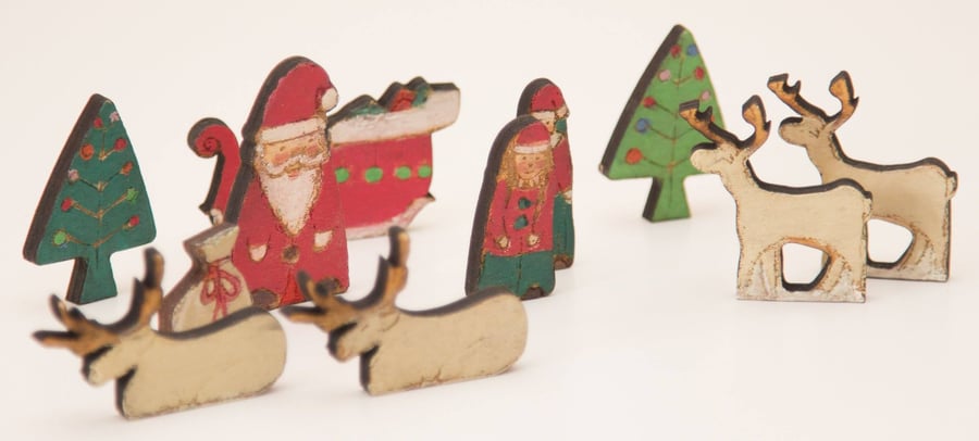 Santa Set - Folksy