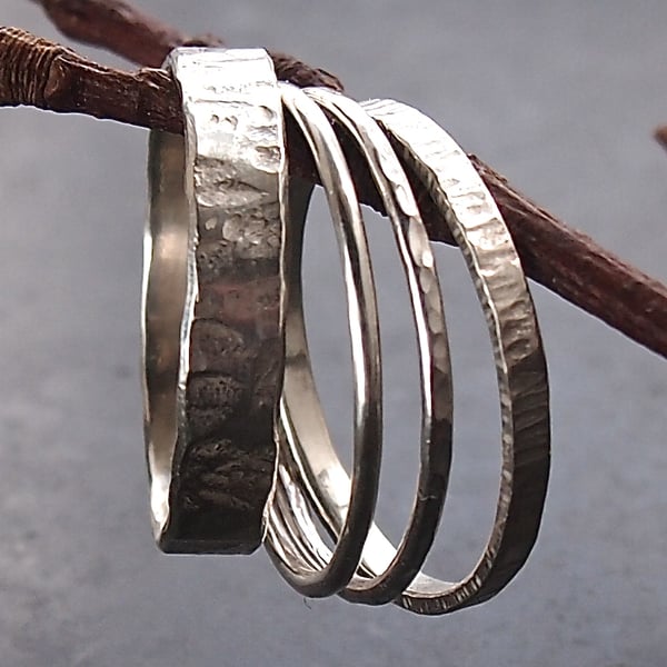 Beautiful handmade rings by artisan British jewellers on Folksy