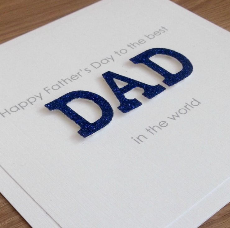 Handmade father's day card, personalised - Folksy